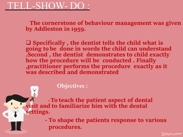 Behavioural Management in Pediatric Dentistry | PPTX | Dental Health ...