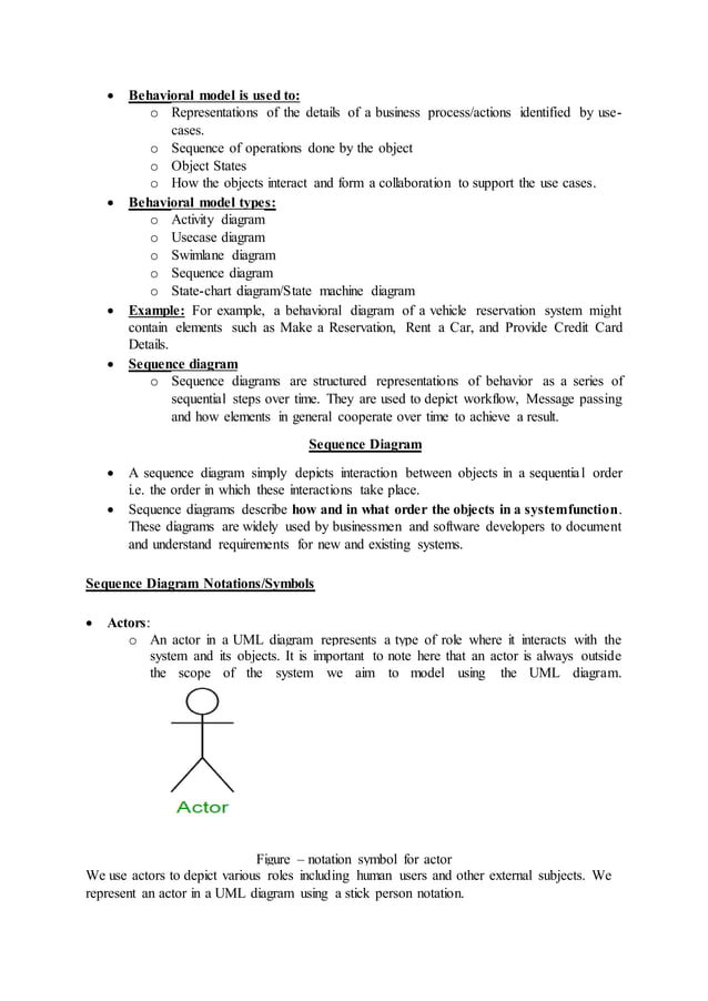 Behavioural modelling | DOCX
