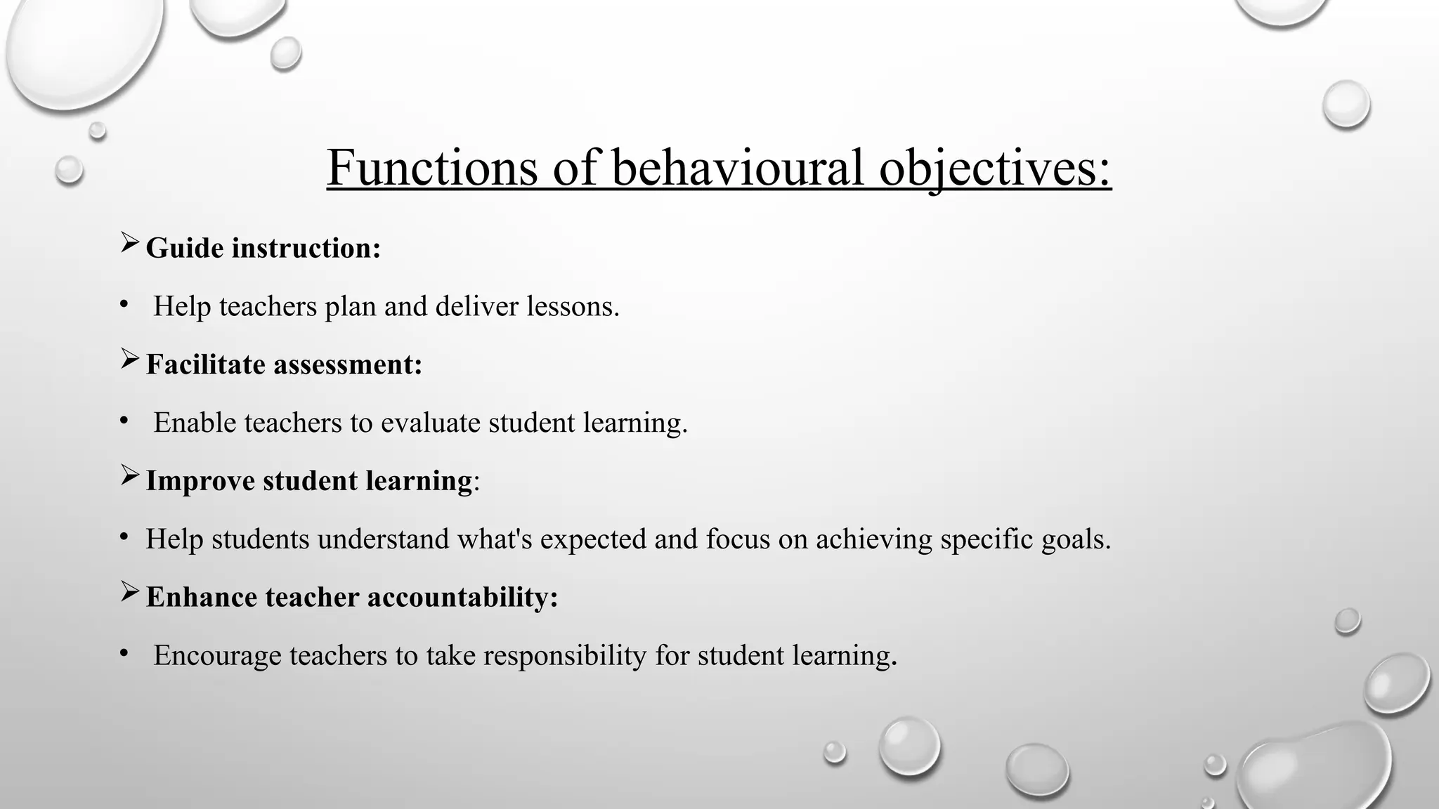 Behavioural objectives Behavioural objectives | PPTX
