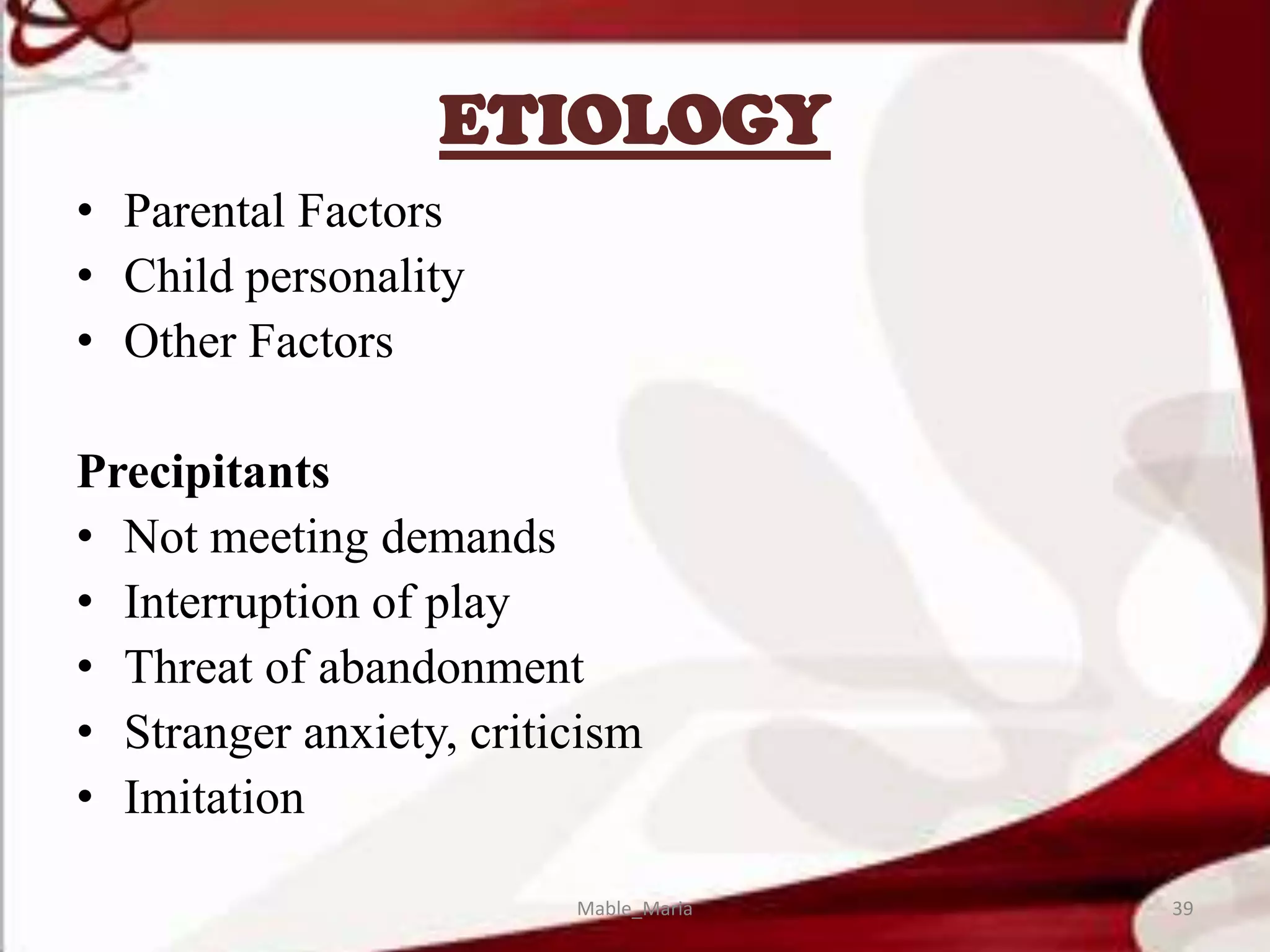 Behavioural paediatrics ppt | PPTX