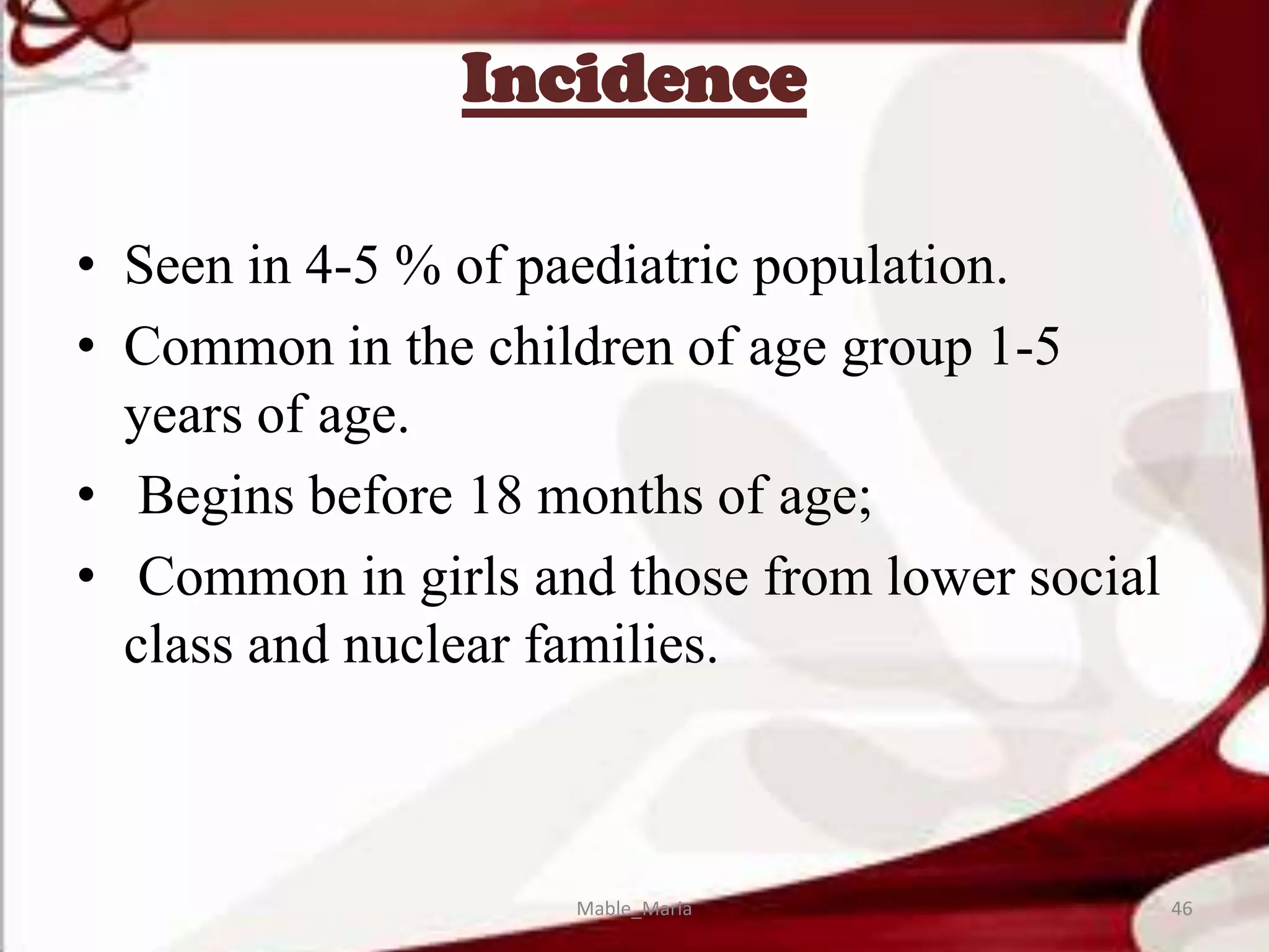 Behavioural paediatrics ppt | PPTX