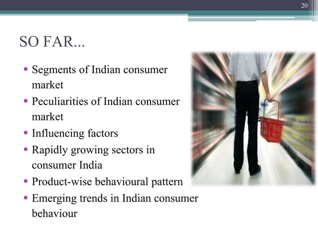 Behavioural pattern of indian consumer | PPT