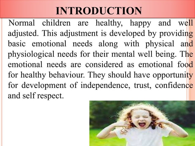 Behavioural problems | PPTX