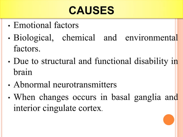Behavioural problems | PPTX