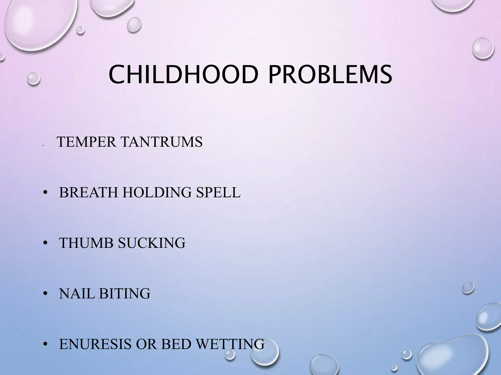 Behavioural problems and behavioural disorder | PPTX