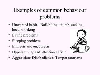 Behavioural problems in toddlerhood | PPT