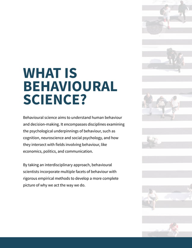 Behavioural science report | PDF