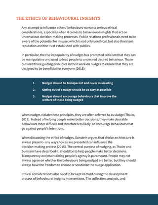 Behavioural science report | PDF