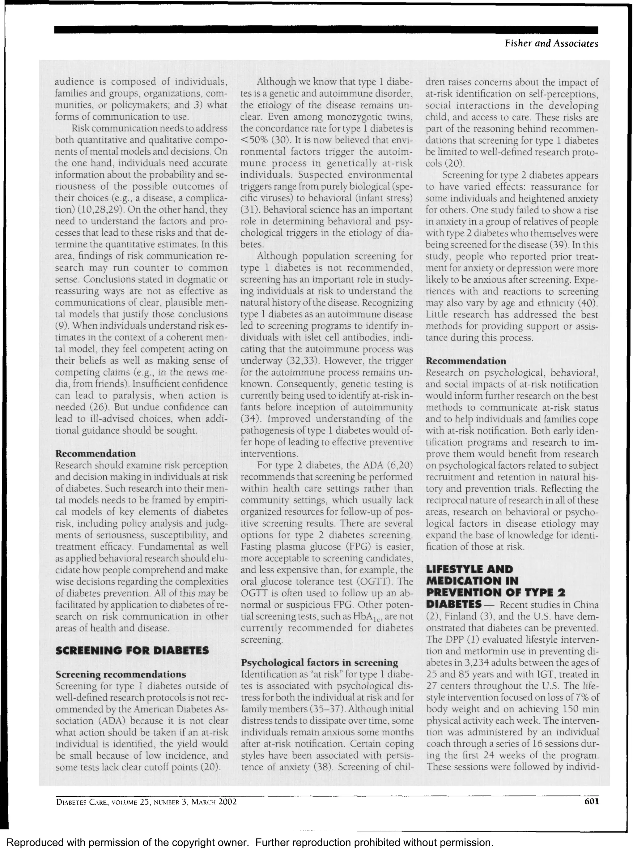 Behavioural science research in prevention of diabetes | PDF | Diabetes ...