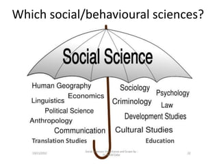 Behavioural sciences strategy for public health | PPTX