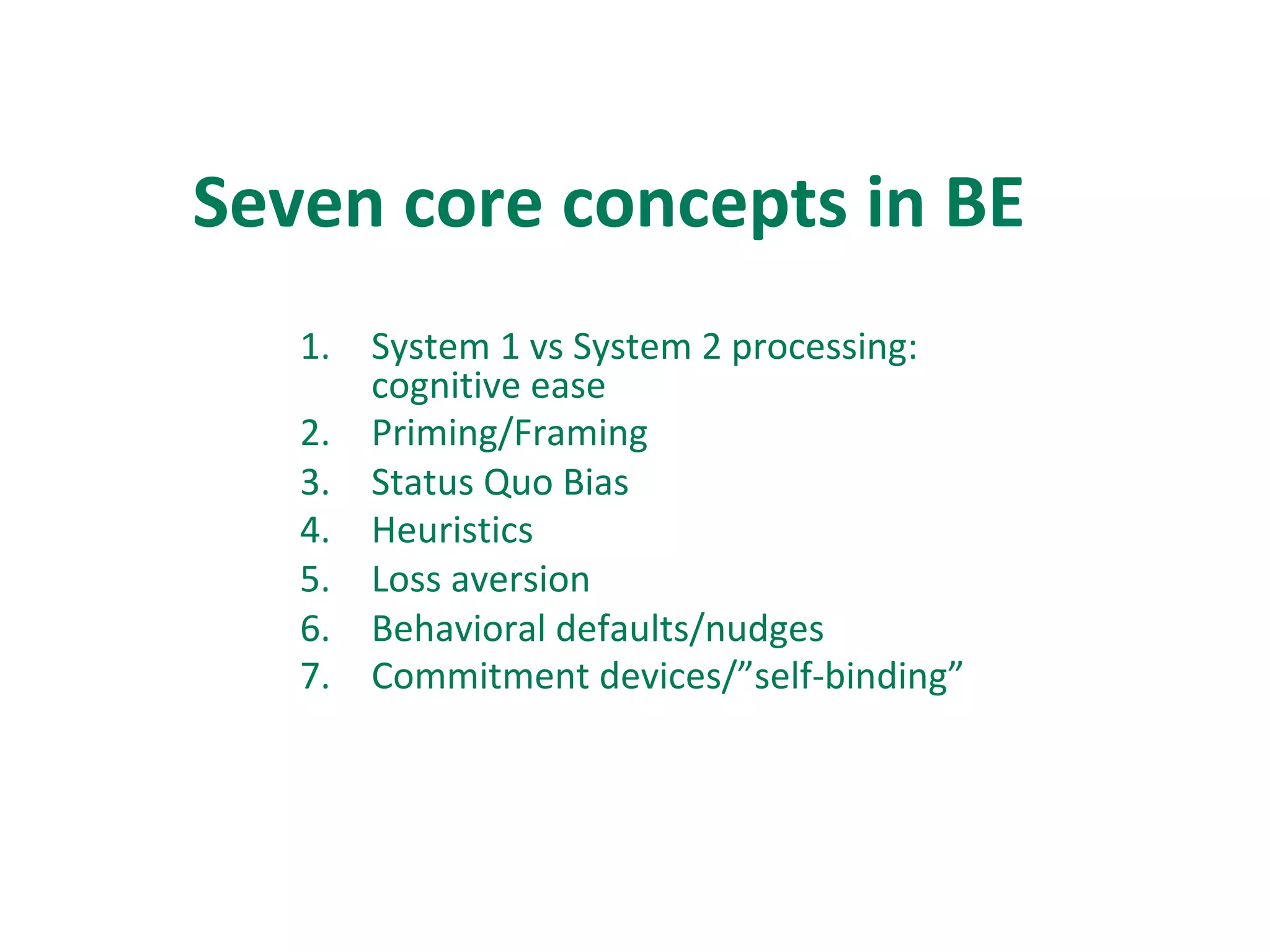 Behavioural Science UBK | PDF