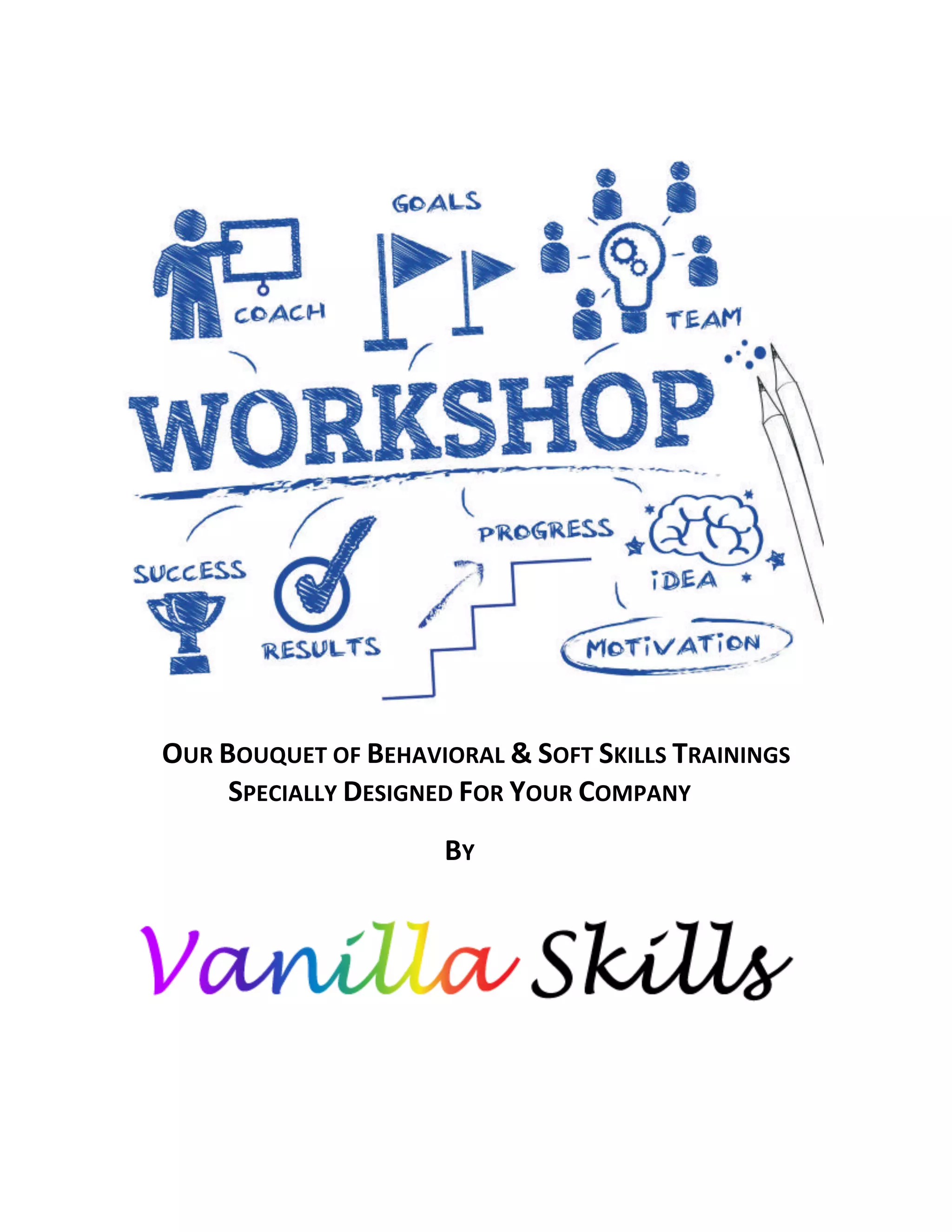 Behavioural skills catalogue by Vanilla Skills | PDF