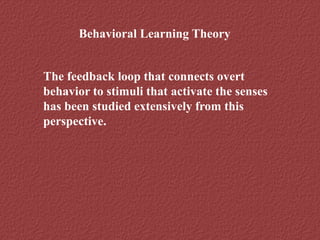 Behavioural theory | PPTX