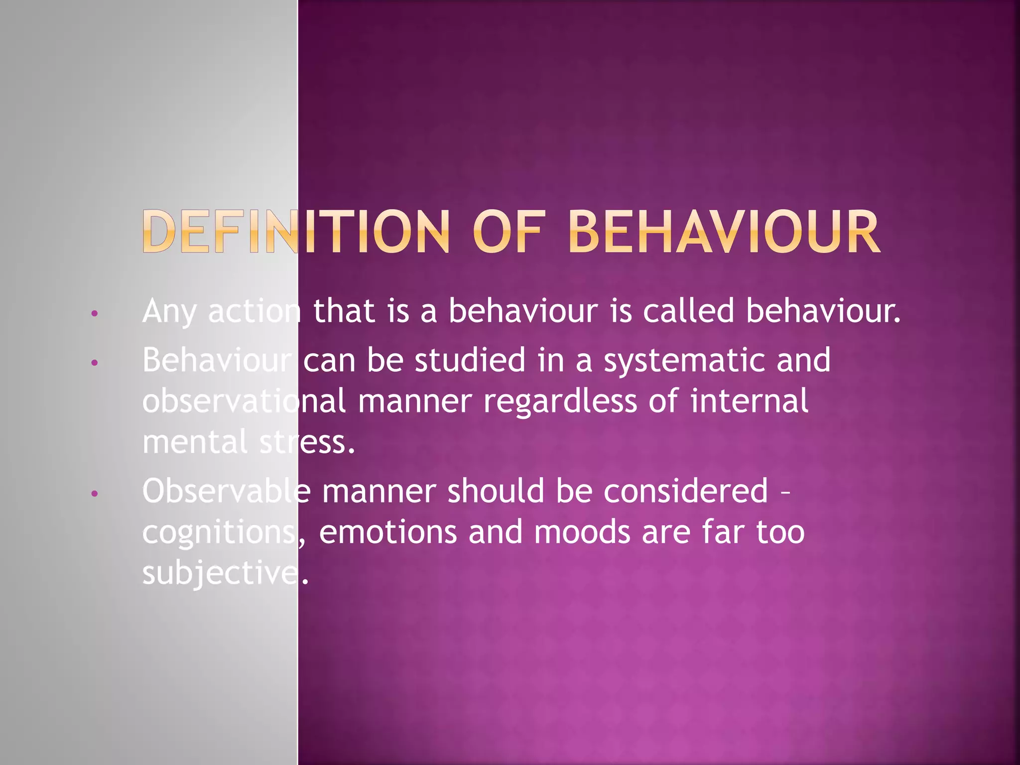 Behavioural theory of learning | PPTX