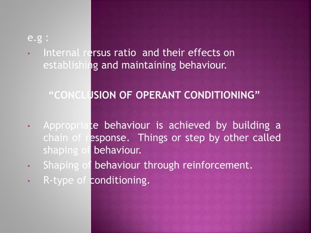 Behavioural theory of learning | PPT