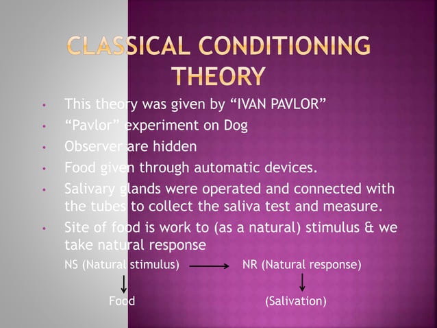 Behavioural theory of learning | PPT