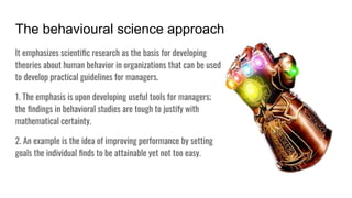 Behavioral Views of Management | PDF