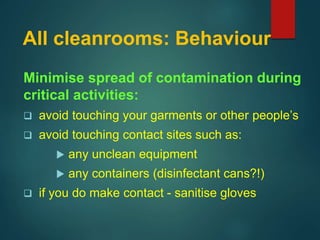 Behaviour_and_Practices_in_Cleanrooms.pptx | First Aid | Injuries