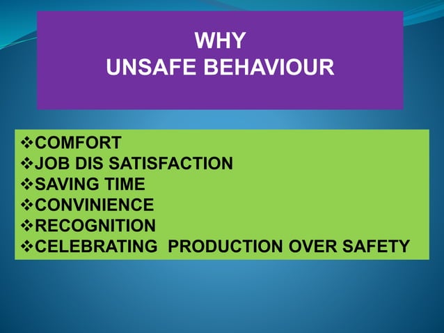 Behaviour based safety and prevention of accidents in industries | PPTX ...