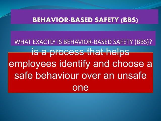 Behaviour based safety and prevention of accidents in industries | PPTX ...