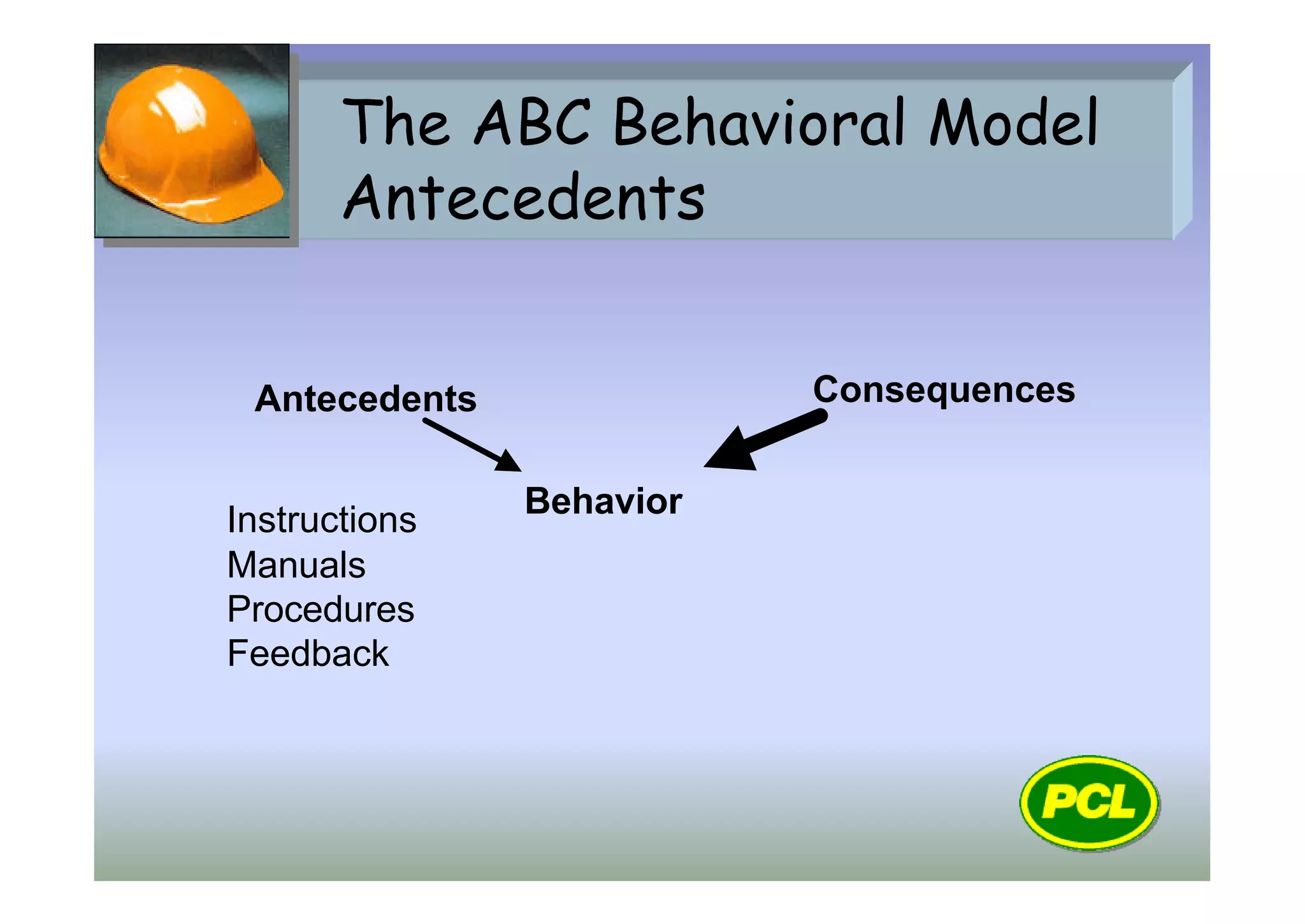 Behaviour based safety | PDF