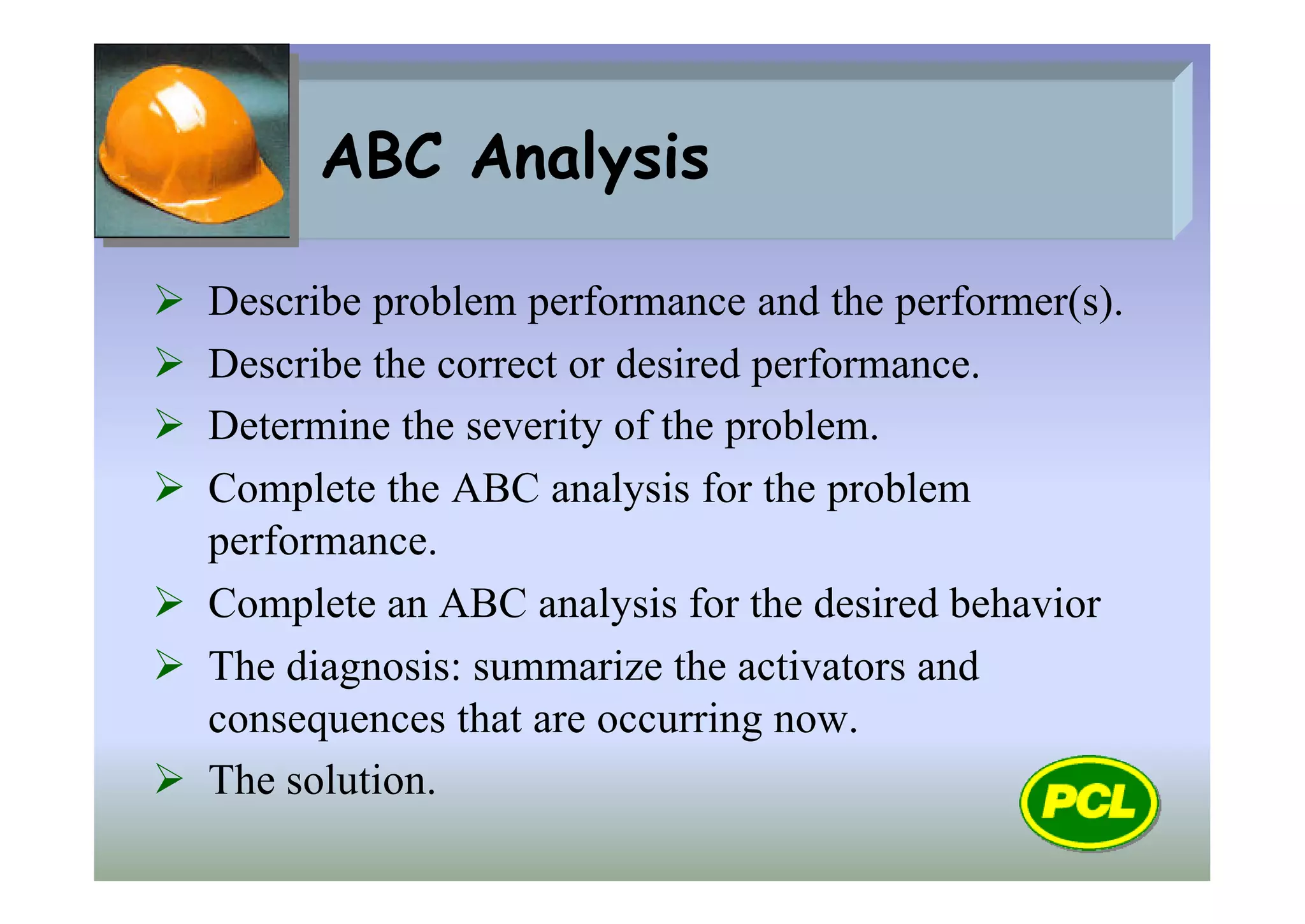 Behaviour based safety | PDF