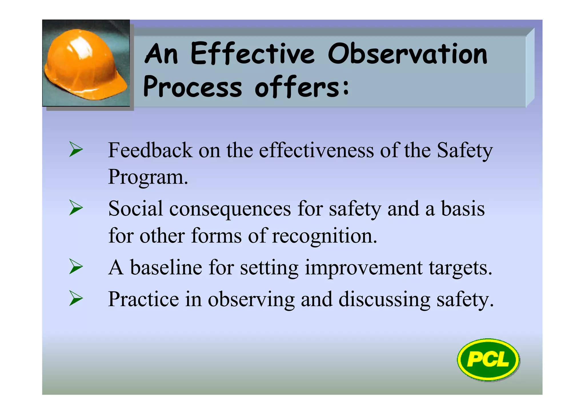 Behaviour based safety | PDF