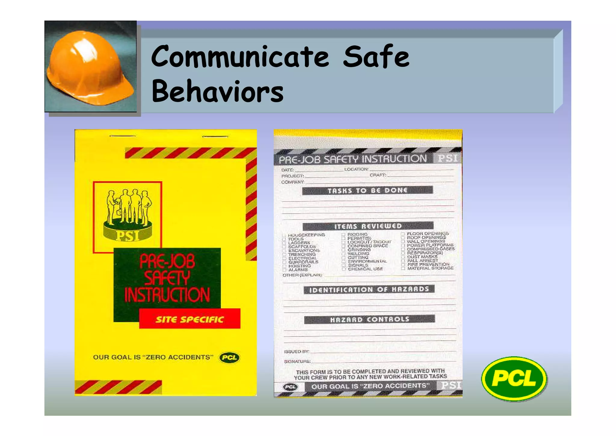 Behaviour based safety | PDF
