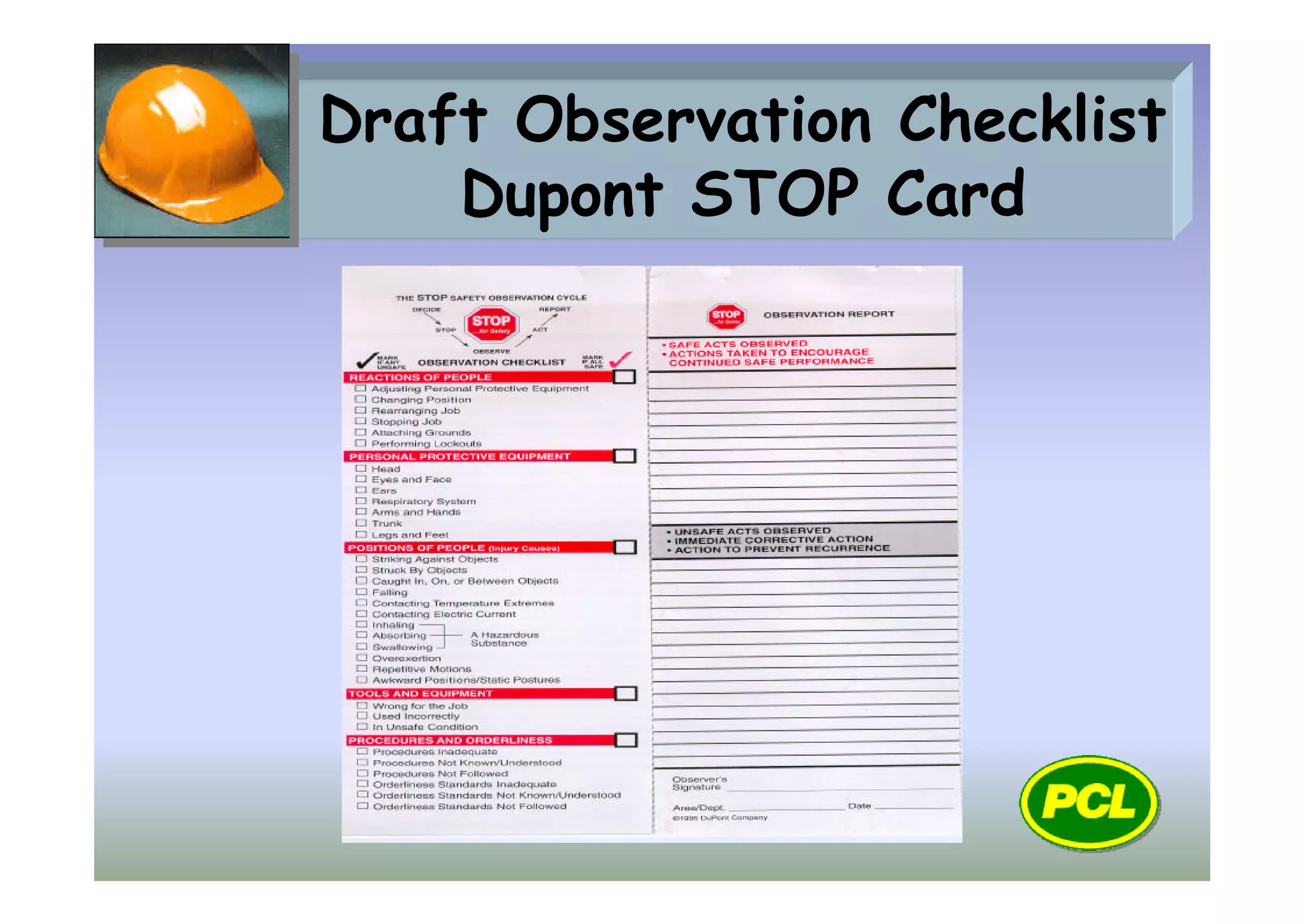 Behaviour based safety | PDF