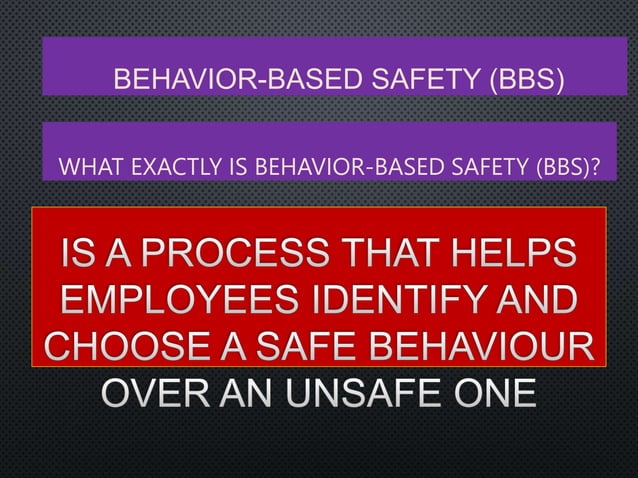 behaviourbasedsafety training packages 2.0 | PPT