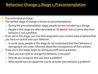 Behaviour change | PPTX