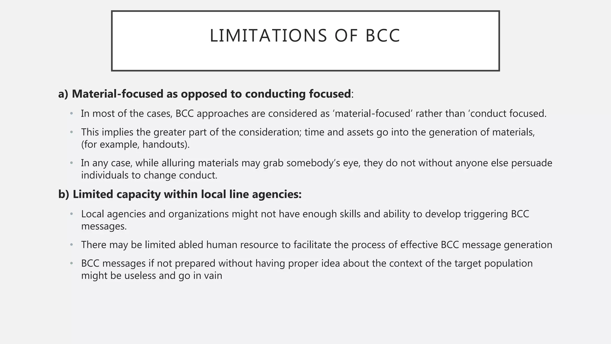 Behaviour change communication | PPTX