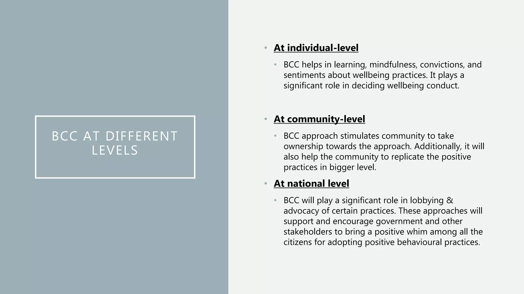 Behaviour change communication | PPTX