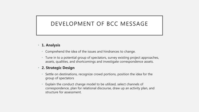 Behaviour change communication | PPTX