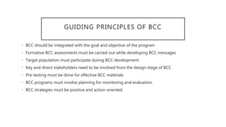 Behaviour change communication | PPTX