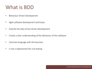 Behaviour Driven BizTalk Development | PPT