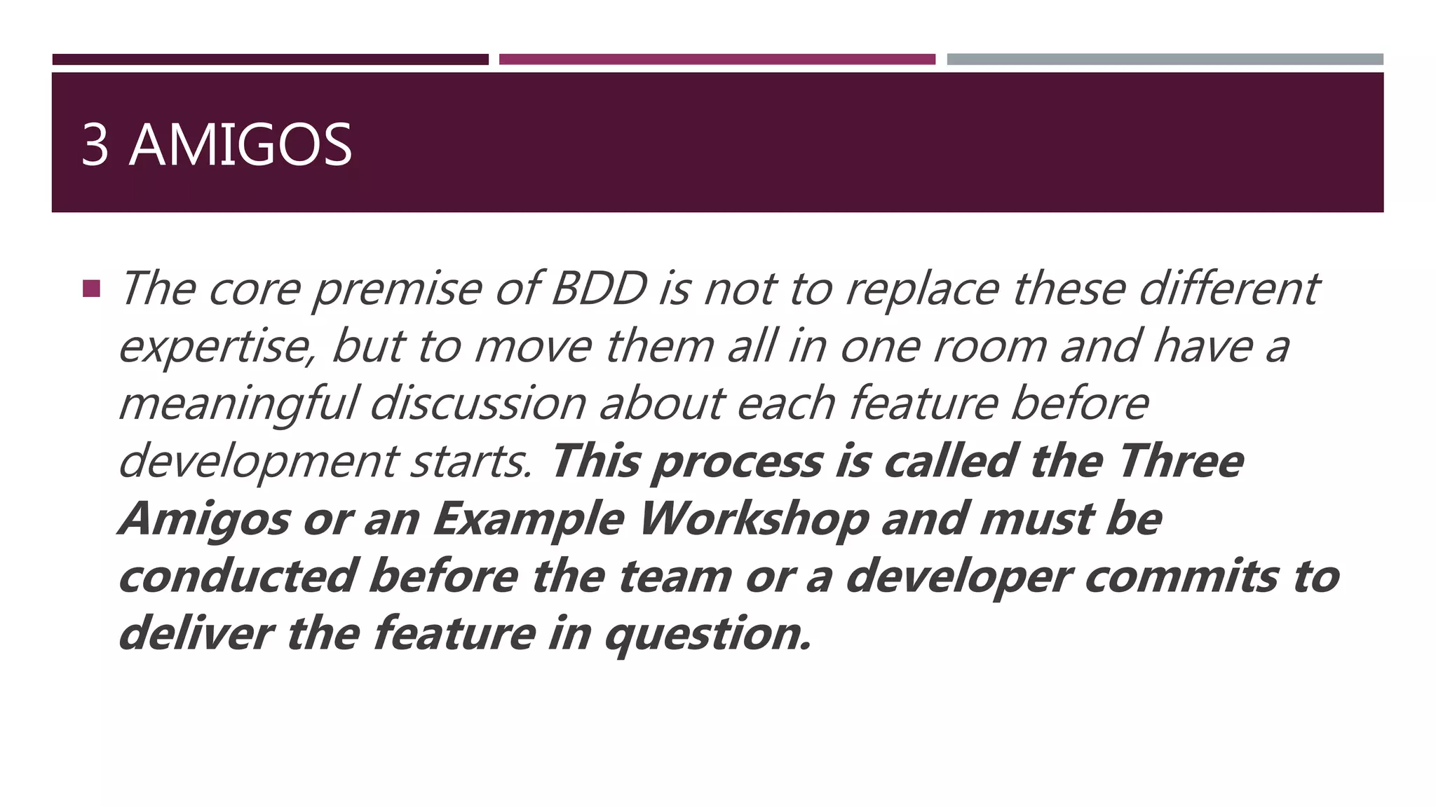Behaviour driven development aka bdd | PPT Behaviour driven development aka bdd | PPT