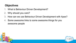 Behaviour Driven Development (BDD) With Apex on Force.com