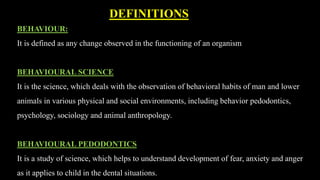 Behaviour introduction | PPTX