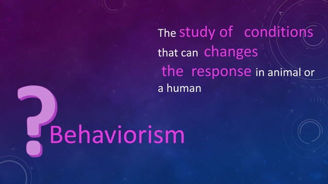 Behaviourism | PPT