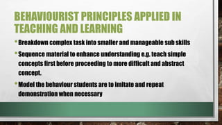 Behaviourism in the classroom.pptx