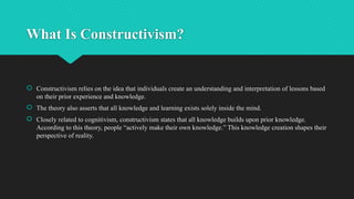 Behaviourism^J Cognitivism^J Constructivism.pptx