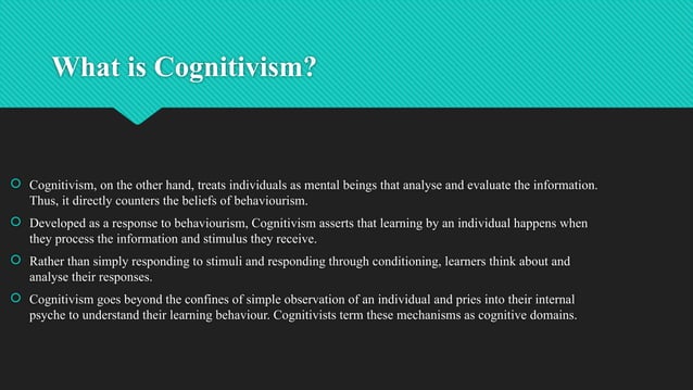 Behaviourism^J Cognitivism^J Constructivism.pptx
