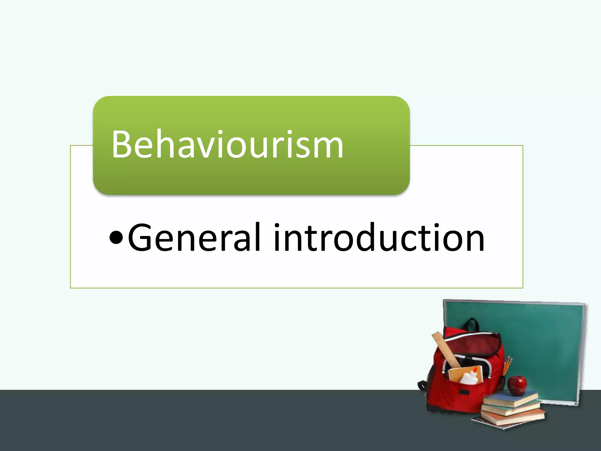 Behaviourism & structuralism | PPTX