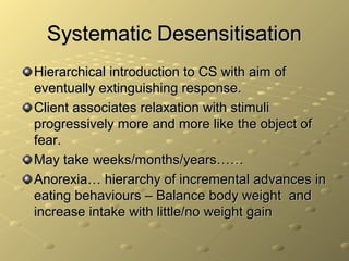 PSYA2 - Behaviourism therapies | PPT