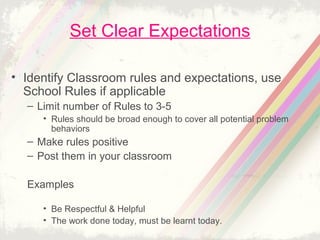 Behaviour management at schools | PPT