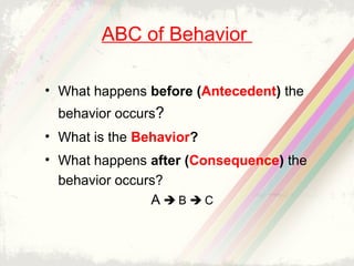 Behaviour management at schools | PPT