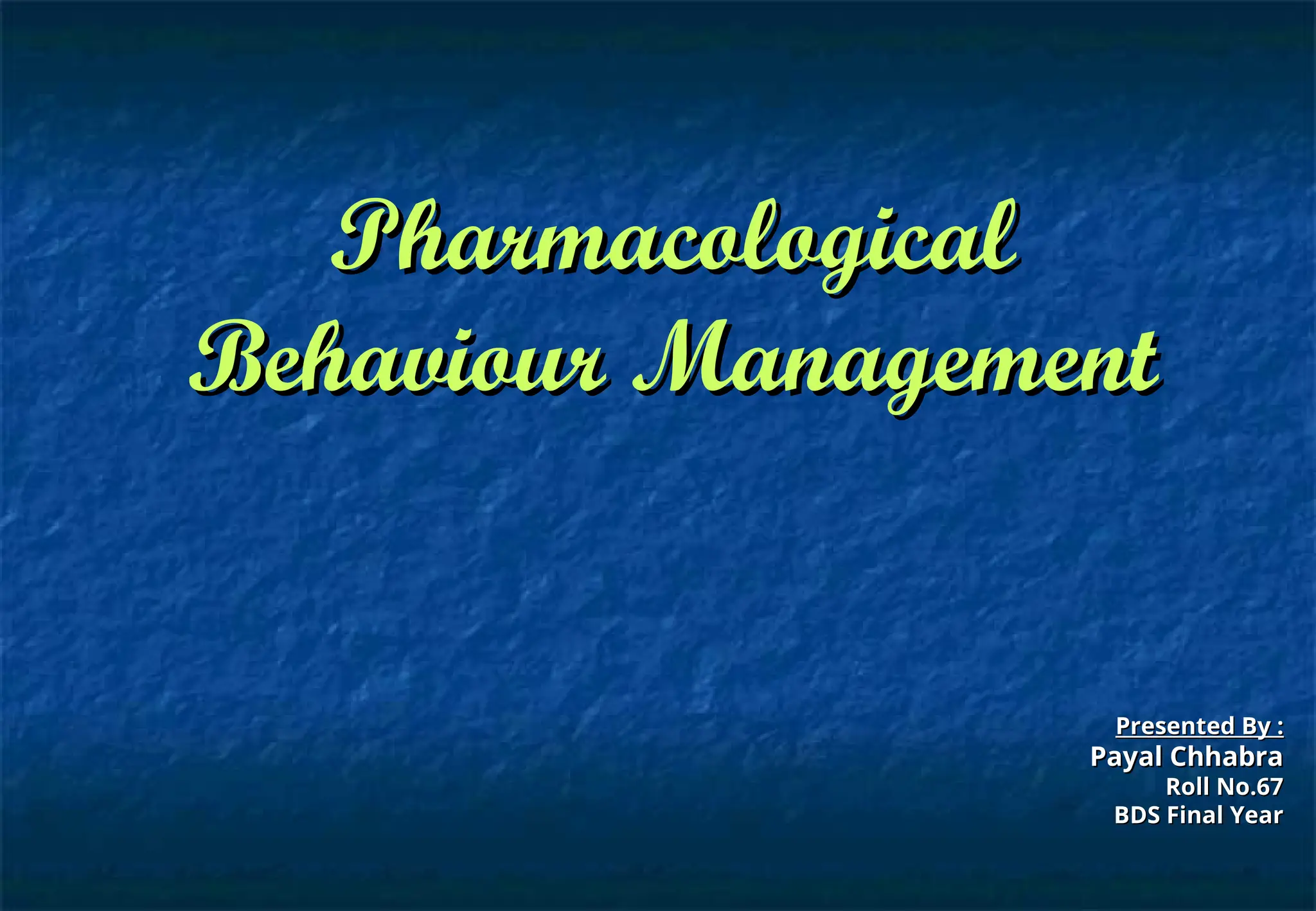BehaviourManagementBehaviourManagement.ppt