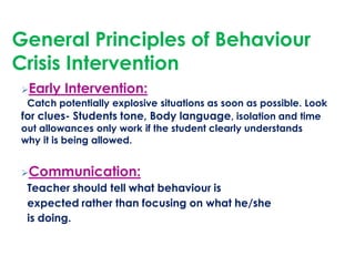 Behaviour management workshop | PDF