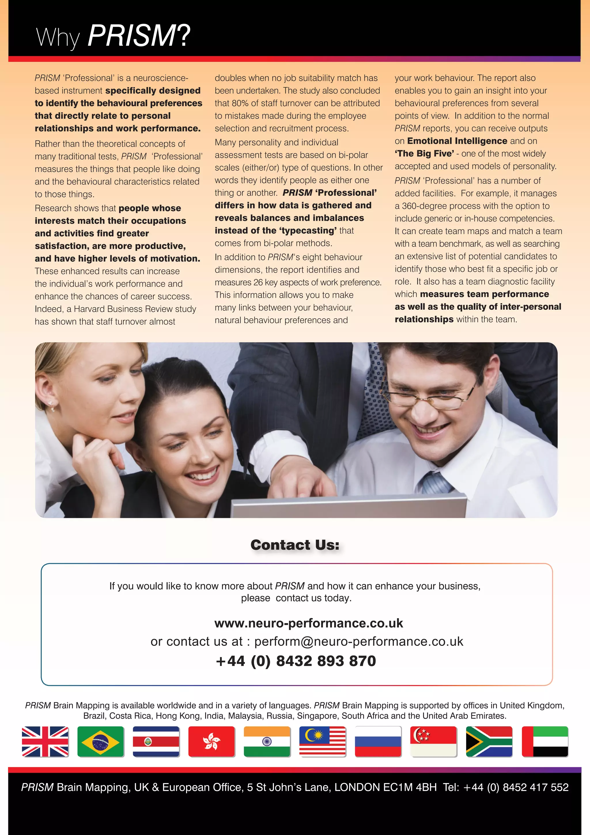 Prism Brain Mapping for Improved Performance | PDF